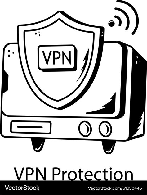 vpn protection royalty free vector image vectorstock