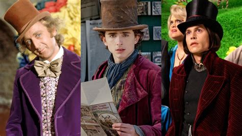 La evolución de Willy Wonka a través del cine: así se convirtió en el ...