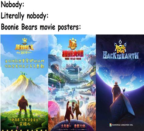 Boonie Bears Posters Meme By Justanotheruser2005 On Deviantart
