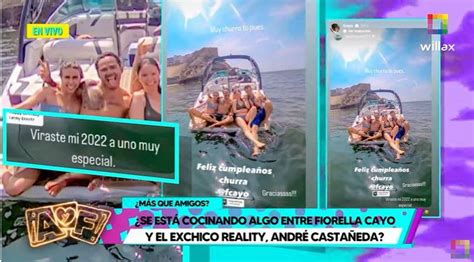 Fiorella Cayo Y André Castañeda Se Lucieron Juntos En Playas Del Norte