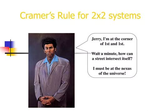 PPT Cramers Rule For 2x2 Systems PowerPoint Presentation Free Download ID 5837472