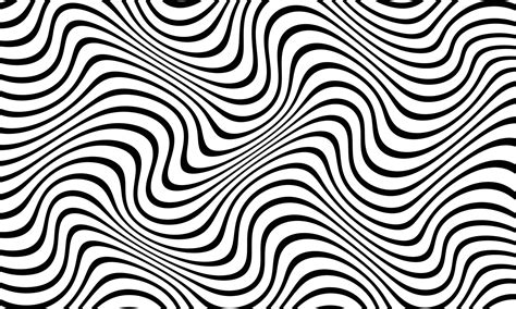 Abstract Seamless Horizontal Wave Line Pattern Vector Art Vector Art At Vecteezy