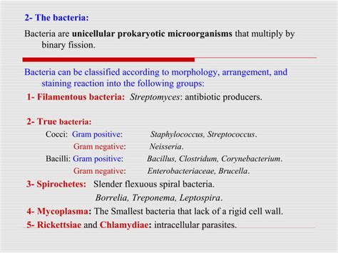 Classification Of Microorganisms Lecture 2 Ppt Biological Sciences Science Classification Of Microorganisms Lecture 2 Ppt Biological Sciences Science
