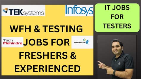 Wfh Testing Jobs Manual Testing Fresher Jobs Rd Automation Learning