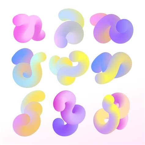 Free Vector Gradient 3d Abstract Shape Illustration Free Vector Gradient 3d Abstract Shape Illustration