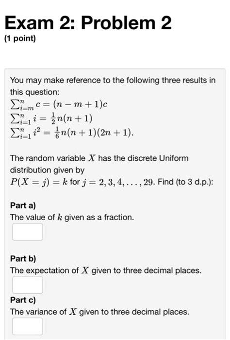 solved exam 2 problem 2 1 point you may make reference to