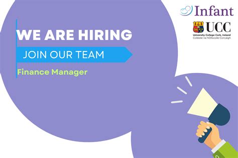 We Are Hiring Finance Manager Infant