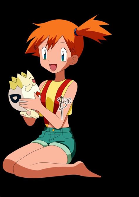 Misty N Togepi Pokémon Heroes Pokemon Manga Misty From Pokemon