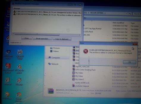 Hanya Sebuah Omong Kosong Mengatasi Error The Archive Is Either In Unknown Format Or Damaged