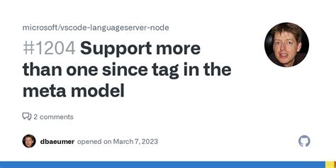 support more than one since tag in the meta model · issue 1204