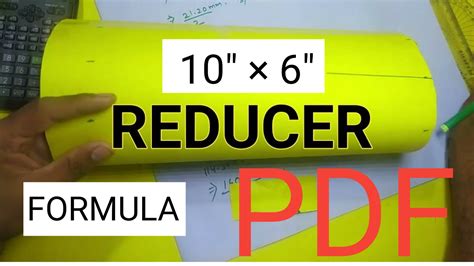 Concentric Reducer Formula Pdf Fitter Ki Puri Jankari