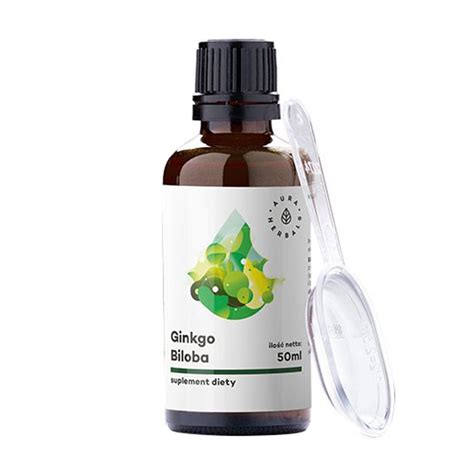 Экстракт гинкго билоба Aura Herbals Ginkgo Biloba, 50 мл - купить на ...