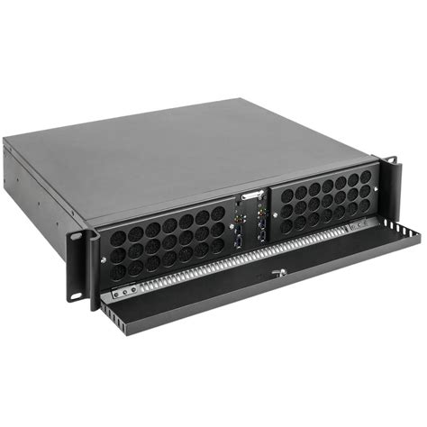 Server Case Rackmount Chassis 19 Inch Ipc Mini Itx 2u 4x35 Inch Depth