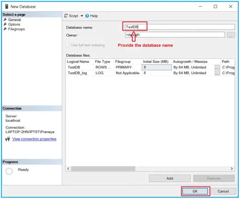 Creating Altering And Deleting Database In Sql Server Dot Net Tutorials