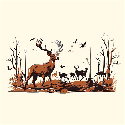 Premium Vector Hunting Hunting Vector Design Hunting Illustration Hand Drawn Design