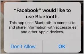Why Are Apps Are Asking To Use Bluetooth In IOS 13 And IPadOS