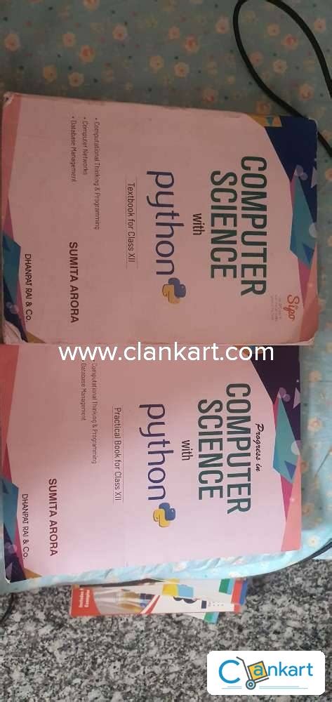 Buy Computer Science With Python Text Book For Class 12 By Sumita Arora Book In Excellent