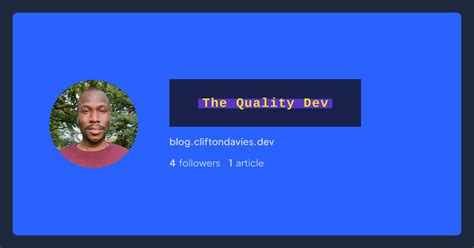The Quality Dev