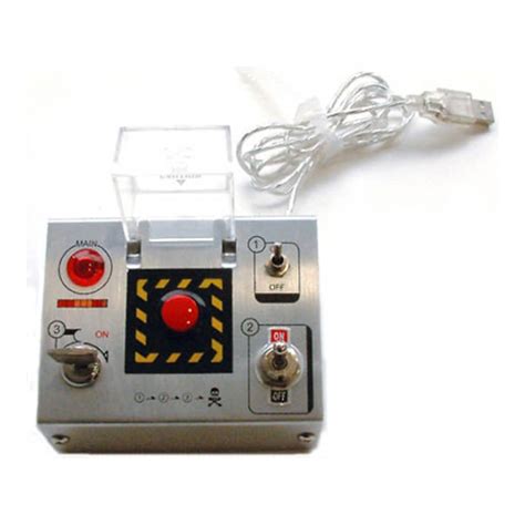 Big Red Button Doomsday Device And Usb Hub The Green Head