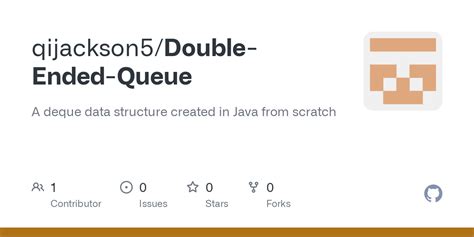 Github Qijackson5 Double Ended Queue A Deque Data Structure Created