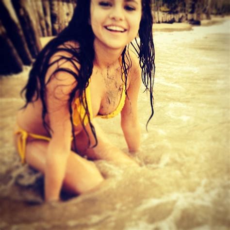 Selena Gomez Yellow Bikini DrunkenStepFather Com