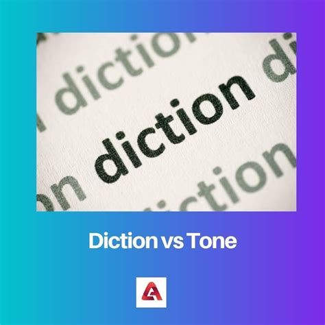 Diction Vs Tone Difference And Comparison