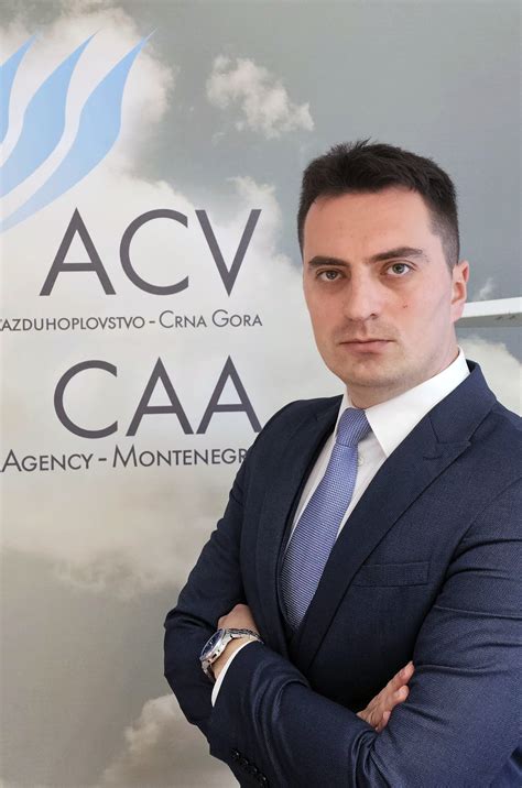 The New Acting Director Of The Civil Aviation Agency Agencija Za Civilno Vazduhoplovstvo