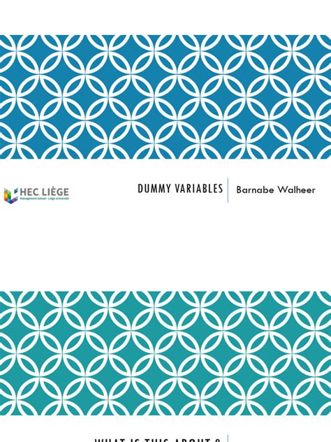 Lecture8 Dummy Pdf Coefficient Of Determination Errors And Residuals