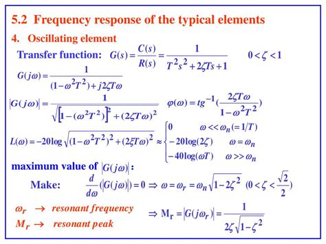 ppt chapter 5 frequency response method powerpoint presentation free