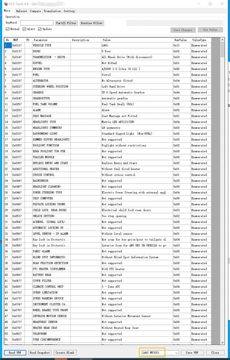 CCF TOOLS Editor For Jaguar Land Rover Upgrades