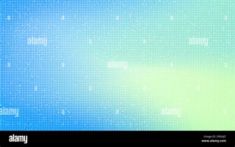 light blue circuit board microchip on technology background hi tech
