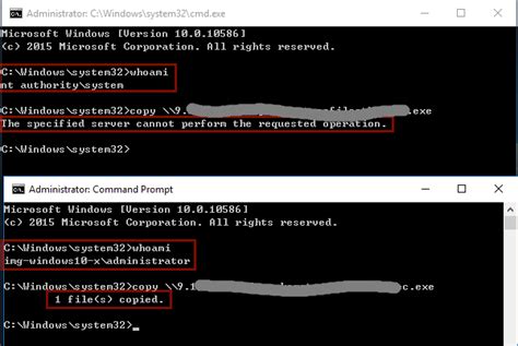 batch unable to access network drive as system account on windows 10