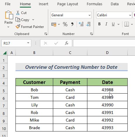 How To Convert Number To Date In Excel 6 Methods ExcelDemy