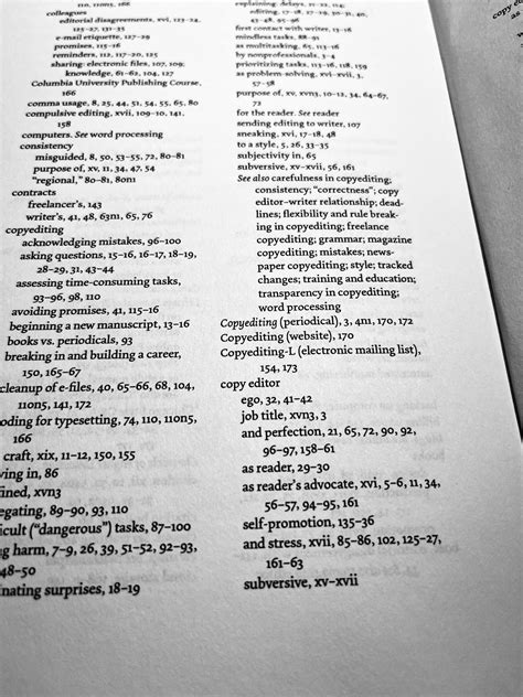About Indexing A Few Notes By A Novice Indexer MW Editing