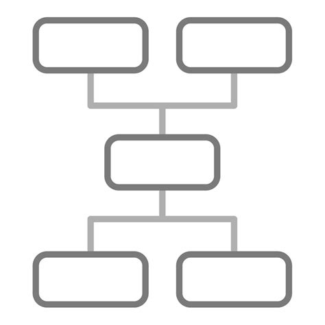 Premium Vector Hierarchical Structure Icon