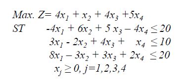Simplex Method For Linear Programming General Posit Community