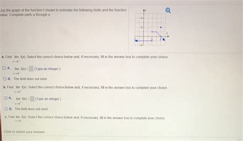 solved use the graph of the function f shown to estimate the