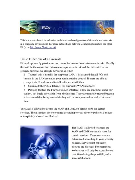 Pdf Firewall Intro And Basic Setup Dokumentips