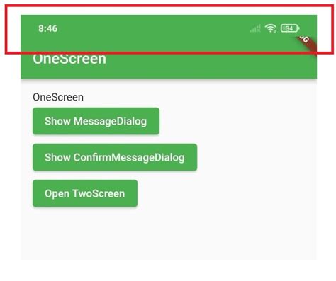 Flutter Change The Status Bar Color It Always Show At The Top Stack Overflow