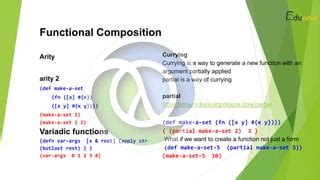 Clojure Fundamentals Course For Beginners PPT