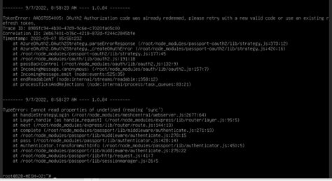 Azure Auth Internal Error Server After Update · Issue 4517 · Ylianstmeshcentral · Github