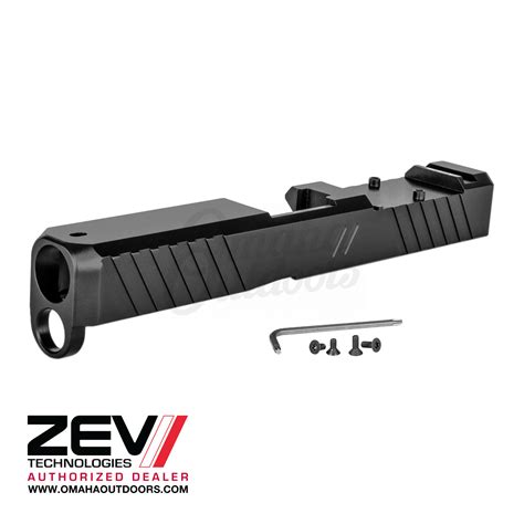 Zev Duty Stripped Slide For Glock 19 Gen 5 Rmr Cut