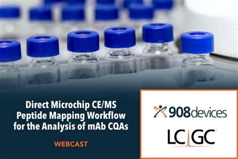Direct Microchip Cems Peptide Mapping Workflow For The Analysis Of Mab Cqas