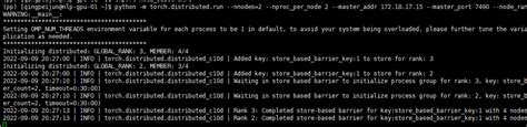 Multi Nodes And Multi Gpu Training Never Starts · Issue 14611
