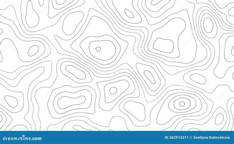 Topographic Line Pattern. Topography Map. Contour Geographic Texture. Mountain Background ...
