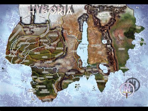 Hyborian Age Dandd Setting Hyperion Map Hyperborea Map