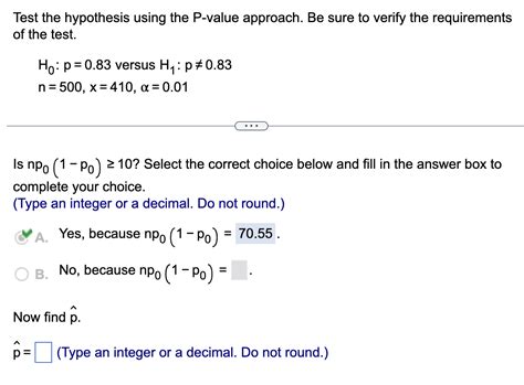 Solved Test The Hypothesis Using The P Value Approach Be