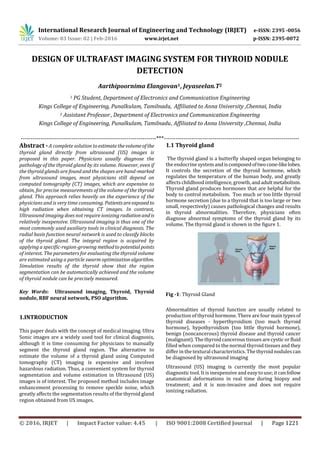 Design Of Ultrafast Imaging System For Thyroid Nodule Detection PDF