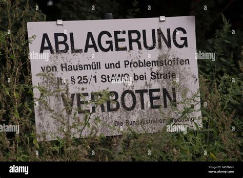 Garbage Sign For Waste Disposal Waste Collection And Environmental