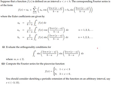 Solved Suppose That A Function F X Is Defined On An Chegg Com